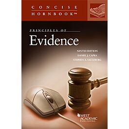 Principles of Evidence (Concise Hornbook Series) | BarristerBooks.com ...
