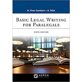 Basic Legal Writing for Paralegals (w/ Connected eBook ...